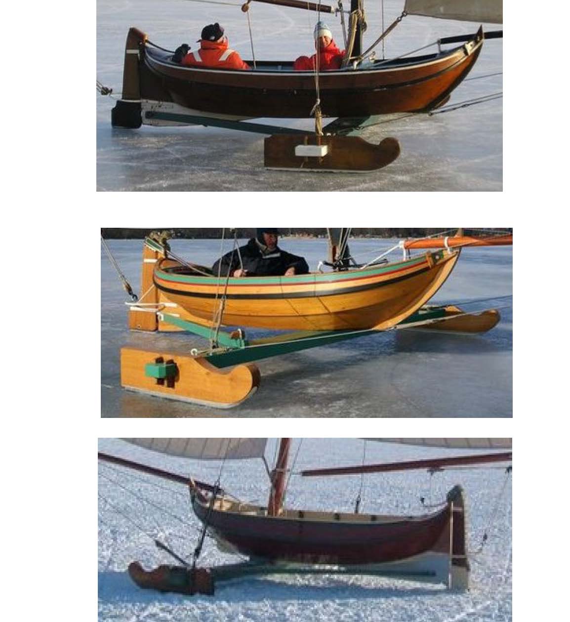 Classic (very) iceboating designs | New England Ice Yacht Association