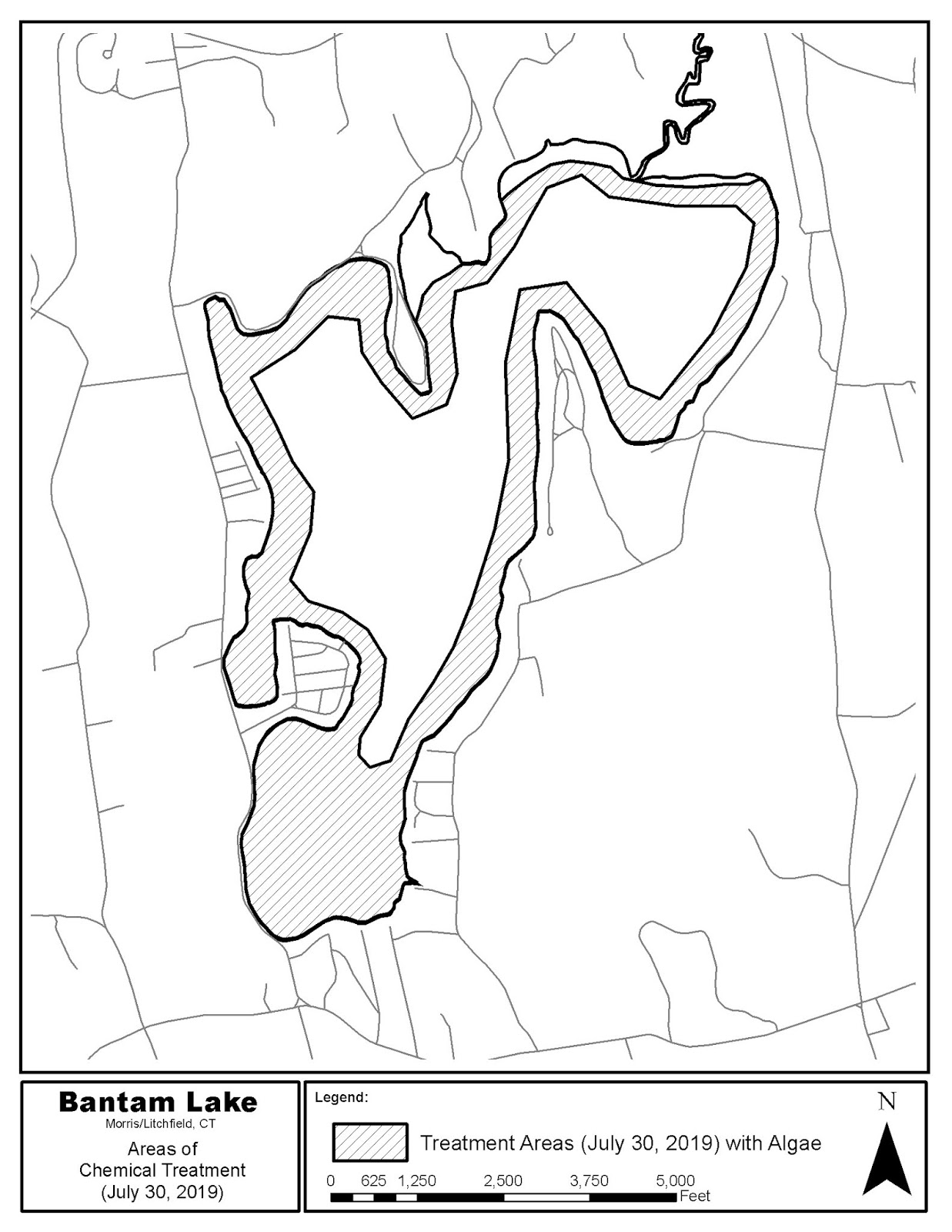 Bantam Lake Tracks | New England Ice Yacht Association